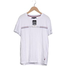 Tommy Hilfiger T-Shirt Herren Gr&ouml;&szlig;e L Second Hand wei&szlig;