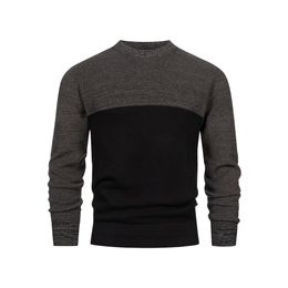 INDICODE JEANS Pullover Herren Gr&ouml;&szlig;e XXL grau / schwarz
