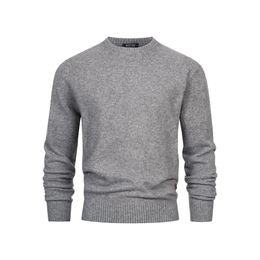 INDICODE JEANS Pullover 'INTrax' Herren Gr&ouml;&szlig;e M grau