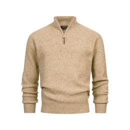 INDICODE JEANS Pullover 'INPeace' Herren Größe S beige