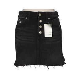 Calvin Klein Jeans Rock Damen Größe XS Second Hand schwarz