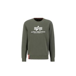 Alpha Industries Sweatshirt 'Basic Logo' male Green size XL