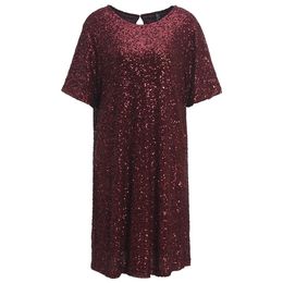 Gina Damen Kleid mit glitzernden Pailletten