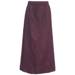 Gina Damen Satinrock im Crinkle-Look