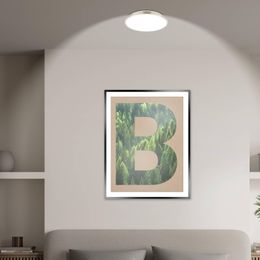 Briloner LED-Deckenleuchte Kaida nickel matt, &Oslash; 30 cm, EEK A, 4.000 K