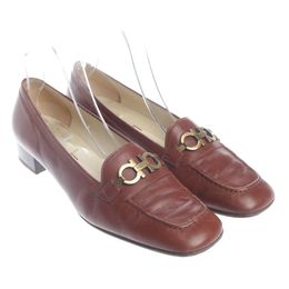 Salvatore Ferragamo Pumps Damen Gr&ouml;&szlig;e 39 Second Hand braun