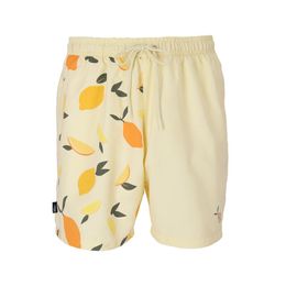 SPITZBUB Badeshorts Herren Größe XXL gelb / grau / orange