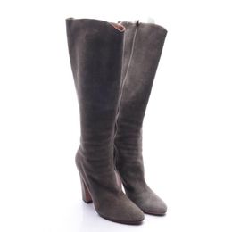 ALAïA Stiefel Damen Größe 37.5 Second Hand grau