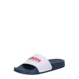adidas Sportswear Badeschuh 'ADILETTE' Damen Gr&ouml;&szlig;e 43/43.5 dunkelblau / feuerrot / wei&szlig;