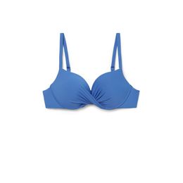 CALZEDONIA Bikinitop Damen Größe 65/70 blau