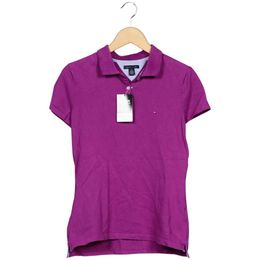 Tommy Hilfiger Poloshirt Damen Größe M Second Hand lila