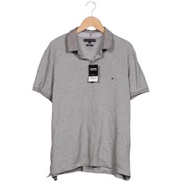 Tommy Hilfiger Poloshirt Herren Größe XXL Second Hand grau