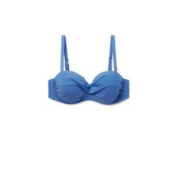 CALZEDONIA Bikinitop 'INDONESIA' Damen Größe 70/80 blau