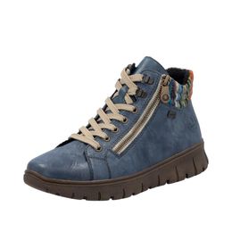 Rieker Schnürstiefel 'N1305' Damen Größe 43 blau Winterschuhe