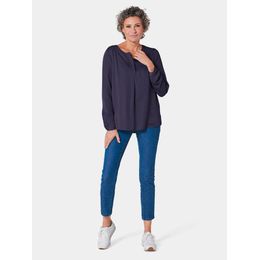 GOLDNER Bluse Damen Gr&ouml;&szlig;e S pflaume