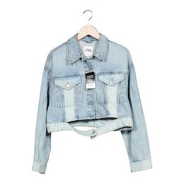 Zara Jacke Damen Gr&ouml;&szlig;e S Second Hand hellblau