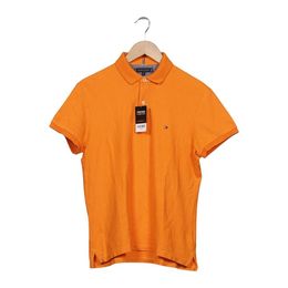 Tommy Hilfiger Poloshirt Herren Größe M Second Hand orange