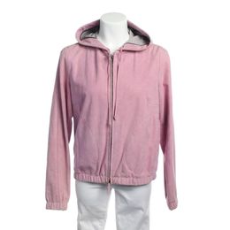 Frauenschuh Lederjacke / Ledermantel Damen Gr&ouml;&szlig;e M Second Hand rosa