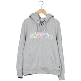 Superdry Kapuzenpullover Damen Größe L Second Hand grau