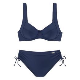 Lascana Bikini female Blue size 36