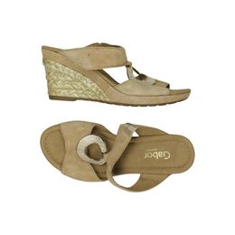 Gabor Sandalen Damen Größe 38.5 Second Hand beige