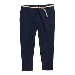 Tom Tailor Women + Hose Damen Größe 58 hellbeige / dunkelblau