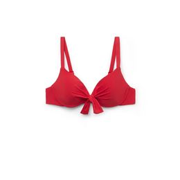 CALZEDONIA Bikinitip 'Indonesia' Damen Gr&ouml;&szlig;e 85/95 rotmeliert