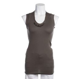 Brunello Cucinelli Top / Seidentop Damen Gr&ouml;&szlig;e S Second Hand grau