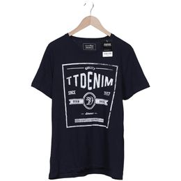 Tom Tailor Denim T-Shirt Herren Gr&ouml;&szlig;e XL Second Hand marine