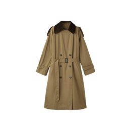 Mango Between-Seasons Coat 'Tome' female Brown size L