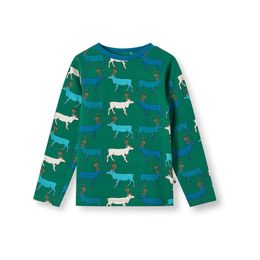 Smafolk Sm&aring;folk Longsleeve "Gala" in Gr&uuml;n - 42% | Gr&ouml;&szlig;e 110/116 | Baby-langarmshirts