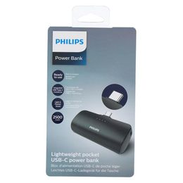 Philips Powerbank in Dunkelblau - 2500mAh - 11% | Technikzubehoer