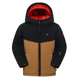 Kamik Winterjacke "Winston" in Schwarz/ Hellbraun - 45% | Gr&ouml;&szlig;e 116 | Kinderjacken