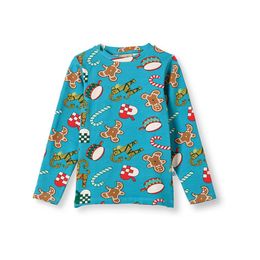 Smafolk Sm&aring;folk Longsleeve "Gala" in Blau - 45% | Gr&ouml;&szlig;e 104/110 | Kinder-longsleeves