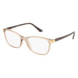Vogue VO5378 Brille Damen | Fassung: Vollrand, Quadratisch, Braun Transparent