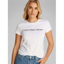 Calvin Klein Jeans T-Shirt Damen Gr&ouml;&szlig;e XS schwarz / wei&szlig;