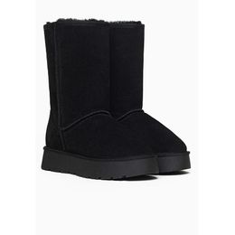 Gooce Leder-Winterstiefel "Pikes" in Schwarz - 50% | Größe 37 | Damen-stiefel
