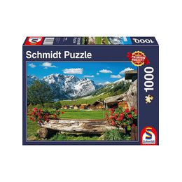 Schmidt Spiele 1.000tlg. Puzzle "Blick ins Bergidyll" - ab 12 Jahren - 18% | Gesellschaftsspiele