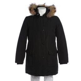 Woolrich Winterjacke / Wintermantel Herren Größe L Second Hand schwarz