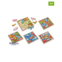 Eduplay 5er-Set: Rahmenpuzzle - ab 3 Jahren - 15% | Gesellschaftsspiele