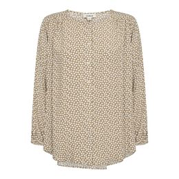 Soaked in Luxury Blouse 'SLArjana Leodora' Damen Gr&ouml;&szlig;e XXL khaki / wei&szlig;