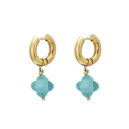 Cala Rose Earrings 'LIORA' female Blue size One Size