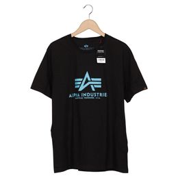 Alpha Industries T-Shirt Herren Größe XL Second Hand schwarz