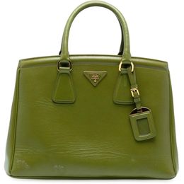 Prada Shopper - Saffiano Vernice Parabole Tote - Gr. unisize - in Gr&uuml;n - f&uuml;r Damen