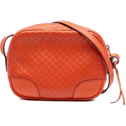 Gucci Hobo Bags - MicroGuccissima Bree Crossbody - Gr. unisize - in Orange - f&uuml;r Damen