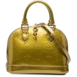 Louis Vuitton Hobo Bags - Monogram Vernis Alma BB - Gr. unisize - in Gr&uuml;n - f&uuml;r Damen