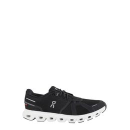 On RUNNING Low-Top Sneaker - Cloud 6 Sneakers - Gr. 10 - in Schwarz - f&uuml;r Damen