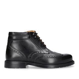 Heinrich Dinkelacker Stiefel - Schn&uuml;rboots Buda Full Brogue BC - Gr. 40,5 (EU) - in Schwarz - f&uuml;r Damen
