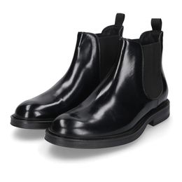 Heinrich Dinkelacker Stiefel - Chelsea Boots Florenz Plain CA - Gr. 45_5 - in Schwarz - für Damen
