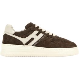 Hogan Low-Top Sneaker - Flat Shoes Brown - Gr. 38,5 (EU) - in Braun - f&uuml;r Damen